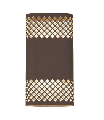 EM1405 Farnsworth Wall Lamp 160X305MM Mesh Diamond