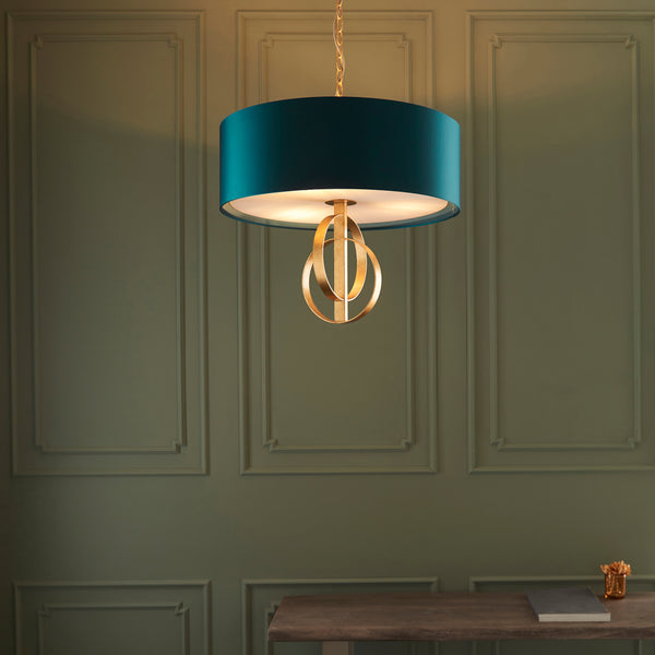 Sculptural design with timeless style. The Elgar 5 Light Pendant ...